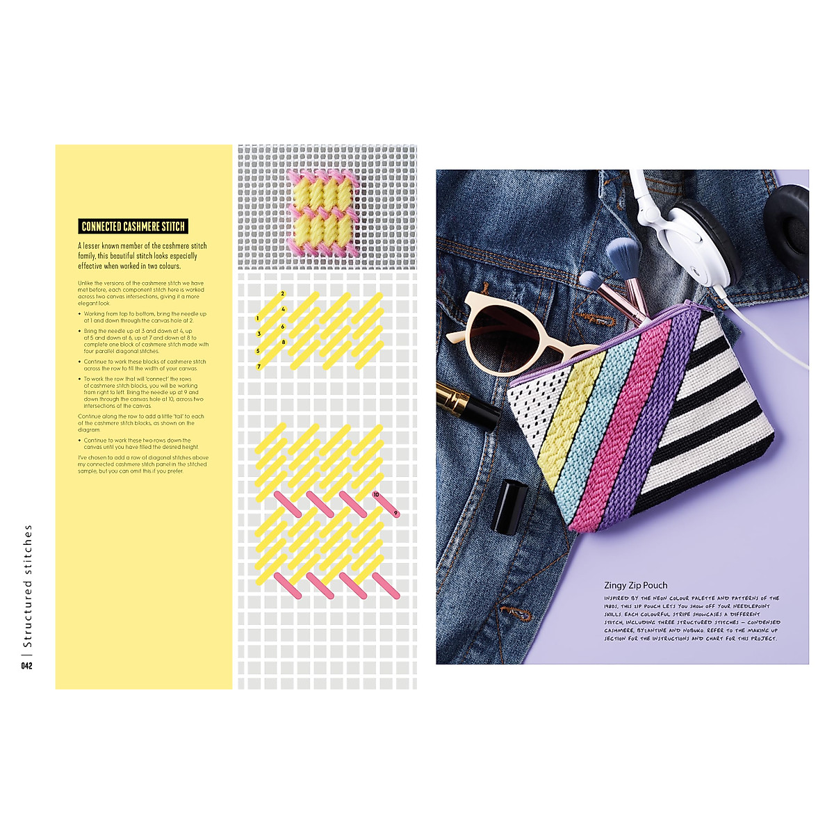 Needlepoint: A Modern Stitch Directory: Over 100 creative stitches and techniques for tapestry embroidery