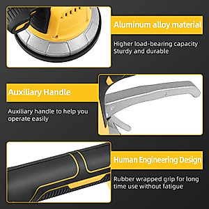 Tile Vibration Tool, Tile Vibration Leveling Machine for Dewalt 20V Battery, Cordless Tile Vibration Machine Installation Tool 300W Tiler Vibrator Tool with 10 Speed, Suction Cup, Digital Display