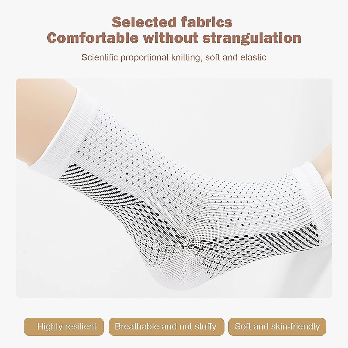 SootheSocks, Ankle Brace Compression Support,Neuropathy Socks,Soothe Socks for Neuropathy Pain,Foot Brace for Injury Recovery, Joint Pain and More,Soothe Socks Arch Support for Women & Men…