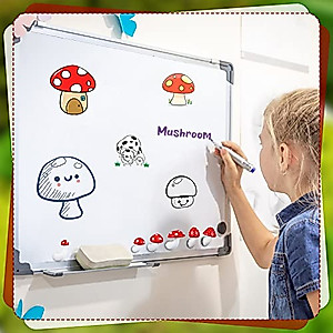6 Pcs Mushroom Magnets for Fridge Kitchen Decor Magnets 3D Resin Refrigerator Magnet for Home Office Calendar Whiteboard Metal Furniture Decoration