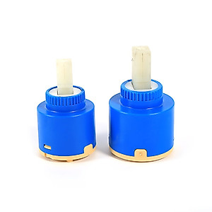 35/40mm Ceramic Faucet Cartridge Replacement for Single Handle Kitchen Basin Shower Faucet Part, Faucet Valve (35mm)