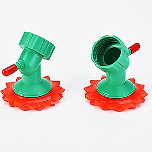 IKAAR Bottle Cap Sprinkler Dual Head Bottle Watering Spout Bonsai Watering Can for Indoor Seedlings Plant, Garden Tool
