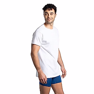 Fruit Of The Loom Mens Cooling Undershirts, Quick Dry & Moisture Wicking Underwear, White - Cotton Mesh, X-Large US