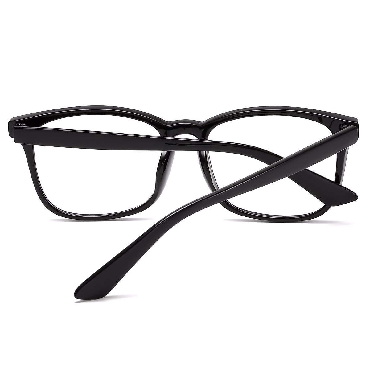 aisswzber Square Non-Prescription Glasses Clear Lens Eyeglasses