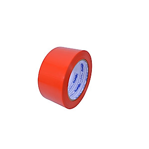 5 Rolls Auto Glass Tape All Weather, No Residue 2" x 108' Orange Perforated (6")