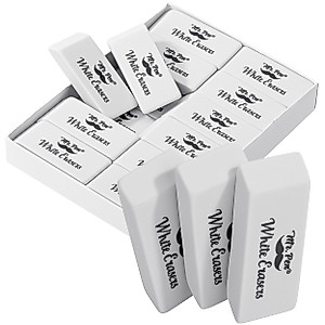 Mr. Pen- Erasers, Pencil Eraser, 12 Pack, White Erasers, Eraser, Erasers for Drawing, Eraser Pencil, Pencil Erasers, Erasers for Kids, Art Erasers for Drawing, Artist Eraser, White Eraser, Art Eraser