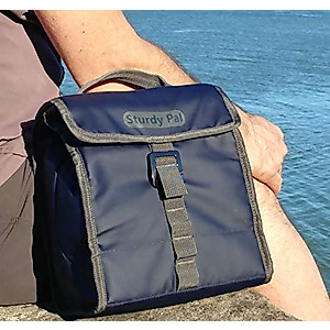 Sturdy Pal Temporarily unavailable - check back soon! Get your Insulated Foldable and Adjustable Size Heavy-Duty Leak Proof Lunch Bag for Men & Women with Utensil Zip Pouch