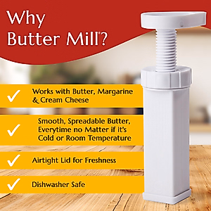 MADE IN USA Butter Mill Butter Dispenser