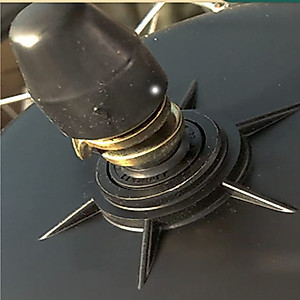 LGEGE 14mm Screw Kit for E-Bike Hub Motor, Washer Shaft Screw Cap Nut Set for Ordinary Electric Bicycle Motors