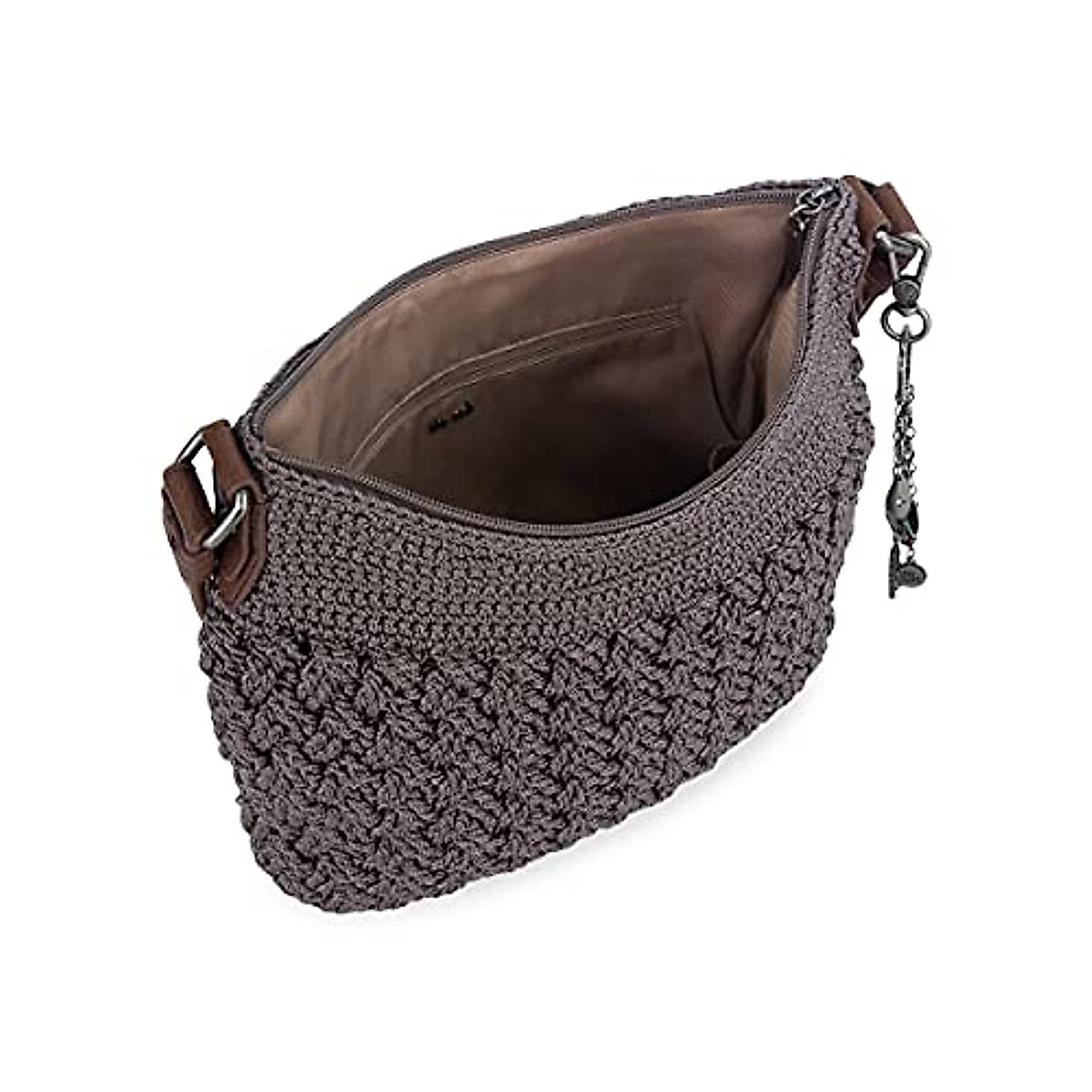 The Sak Sequoia Small Crochet Hobo, Mushroom