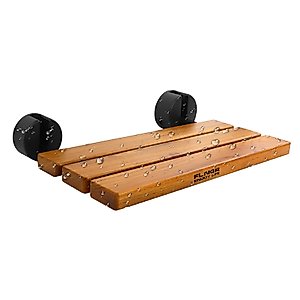 20" Folding Teak Shower Seat Wall Mounted,Fold Down Shower Seat,Foldable Shower Bench,Home Care Teak Shower Seat Bench for Inside Shower,Folding Shower Seat Bench,Wall Mount Shower Seat Bench Chair