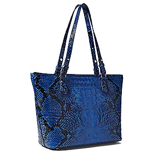 BRAHMIN Ombre Melbourne Medium Asher Totes Blue Viper One Size