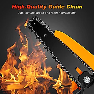 Mini Chainsaw - Mini Chainsaw 6 Inch , Cordless Chainsaw , Mini Chainsaw Cordless for Branch Wood Cutting, Garden Pruning, Tree Trimming( Electric Chainsaw 2 Battery 2 Chain 1 Bag)