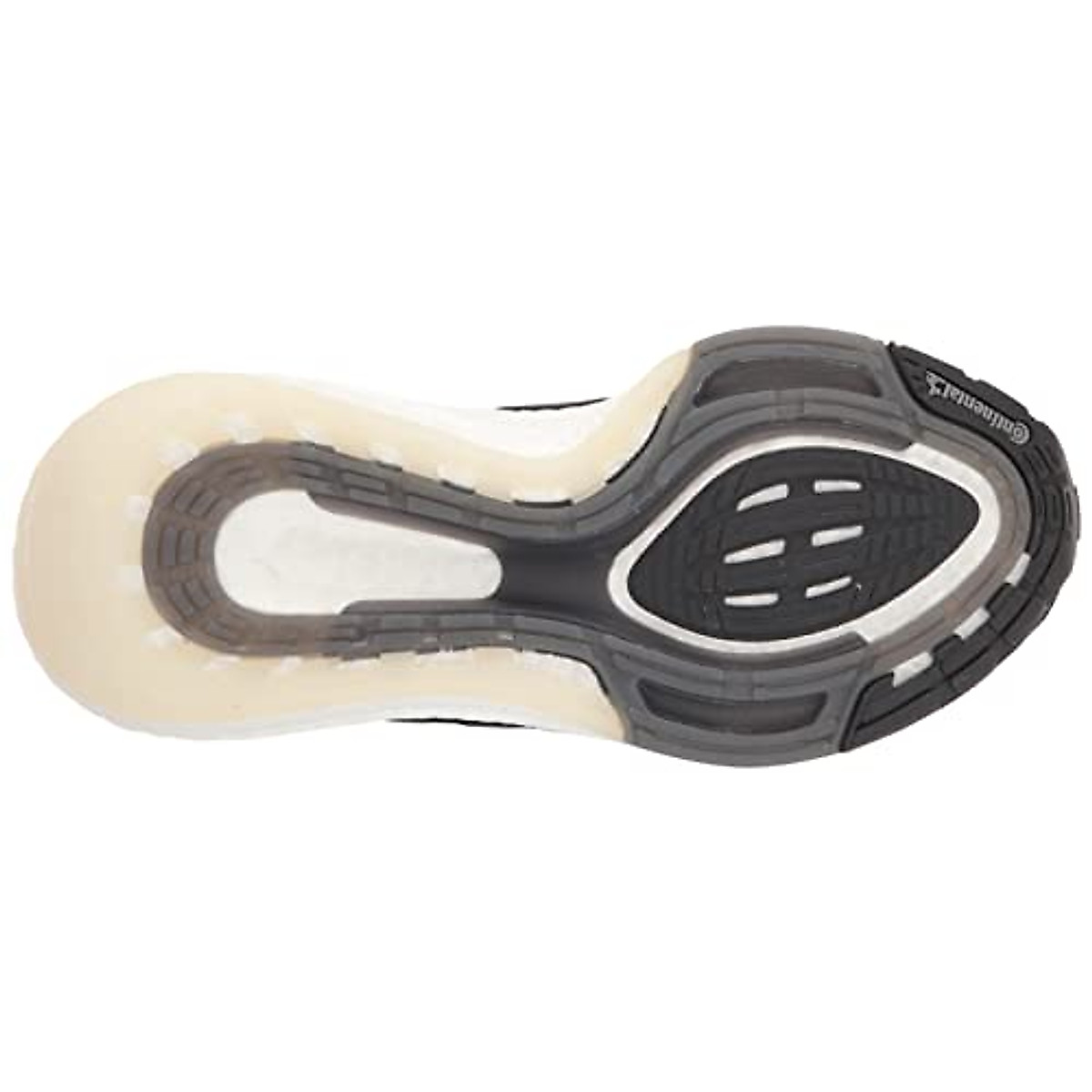 adidas Women's Ultraboost 21 Running Shoe, Black/Black/Grey, 7