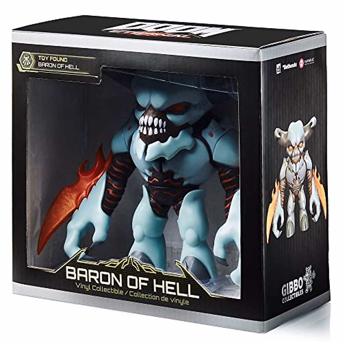 Numskull Baron of Hell Doom Eternal in-Game Collectible Replica Posable Toy Figure - Official Doom Merchandise - Limited Edition