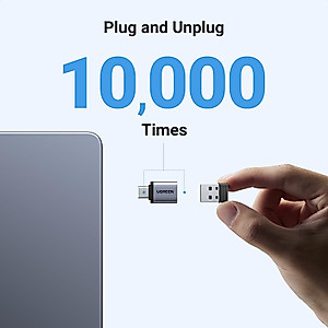 UGREEN USB to USB C Adapter 10Gbps,2 Pack USB C to USB Adapter USB C 3.2 Gen 2 Male to USB A Female Adapter Compatible with iPhone 15 Pro/Samsung/MacBook Pro/Air/iPad Pro,Thunderbolt 4/3,Gray