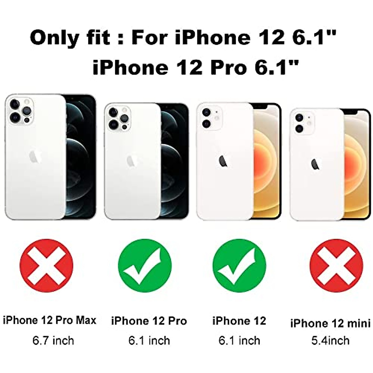 Hitaoyou iPhone 12/12 pro case, iPhone 12/12 pro Case with Camera Cover & Kickstand Military Grade Shockproof Heavy Duty Protective with Magnetic Car Mount Holder for iPhone 12/12 pro,Red