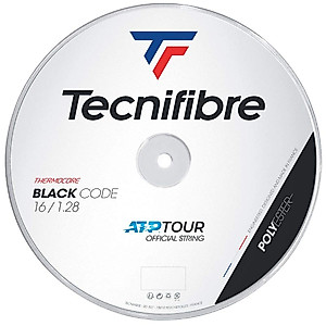 Tecnifibre BlackCode Tennis String 1.28 Black - 200m Reel