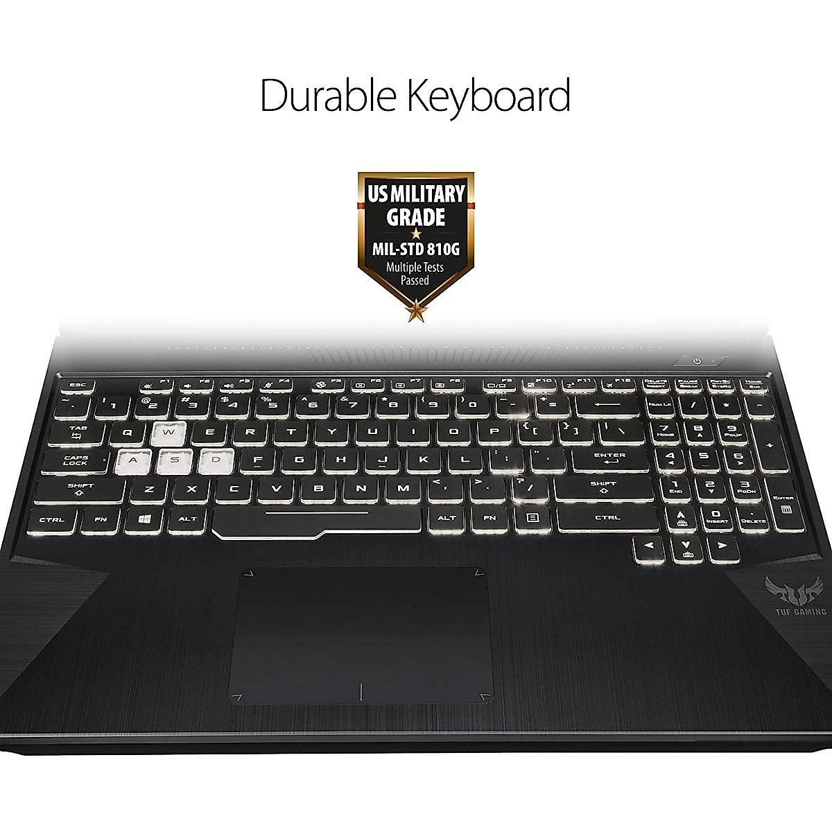 ASUS TUF 15.6” FHD 144Hz IPS Gaming Laptop, AMD Ryzen 7 3750H Processor, NVIDIA GeForce RTX 2060, Webcam, Wi-Fi, Bluetooth, RGB Backlit Keyboard, Windows 10, CUE Accessories (16GB DDR4, 512GB SSD)