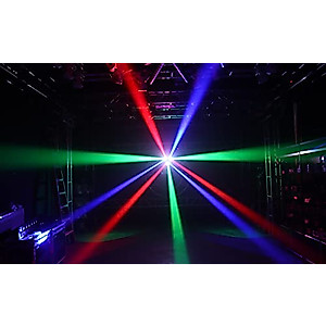 Stage Lights Moving Heads Dj Lighting DMX Lights DMX 512 Sound Activated for Party, Disco, Dance Floor, Bar, Wedding, Stage DJ Equipment Light Show shehds Lighting