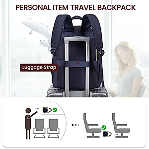 LOVEVOOK Backpack for Women,Laptop Backpack Women,Fits 15.6 Inch Laptop Bag,School Backpacks,Fashion Travel Work Anti-theft Bag,Waterproof Business Computer College Backpack Purse,Beige-Blue-Brown