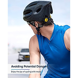 SAMVEK Bone Conduction Bluetooth Headphones with Mic, Qualcomm 3024 Chip, IP68 Waterproof Open Ear Headphones, Wireless Sweatproof Earbuds, Sport Headset for Running, Cycling, Workouts and Gym