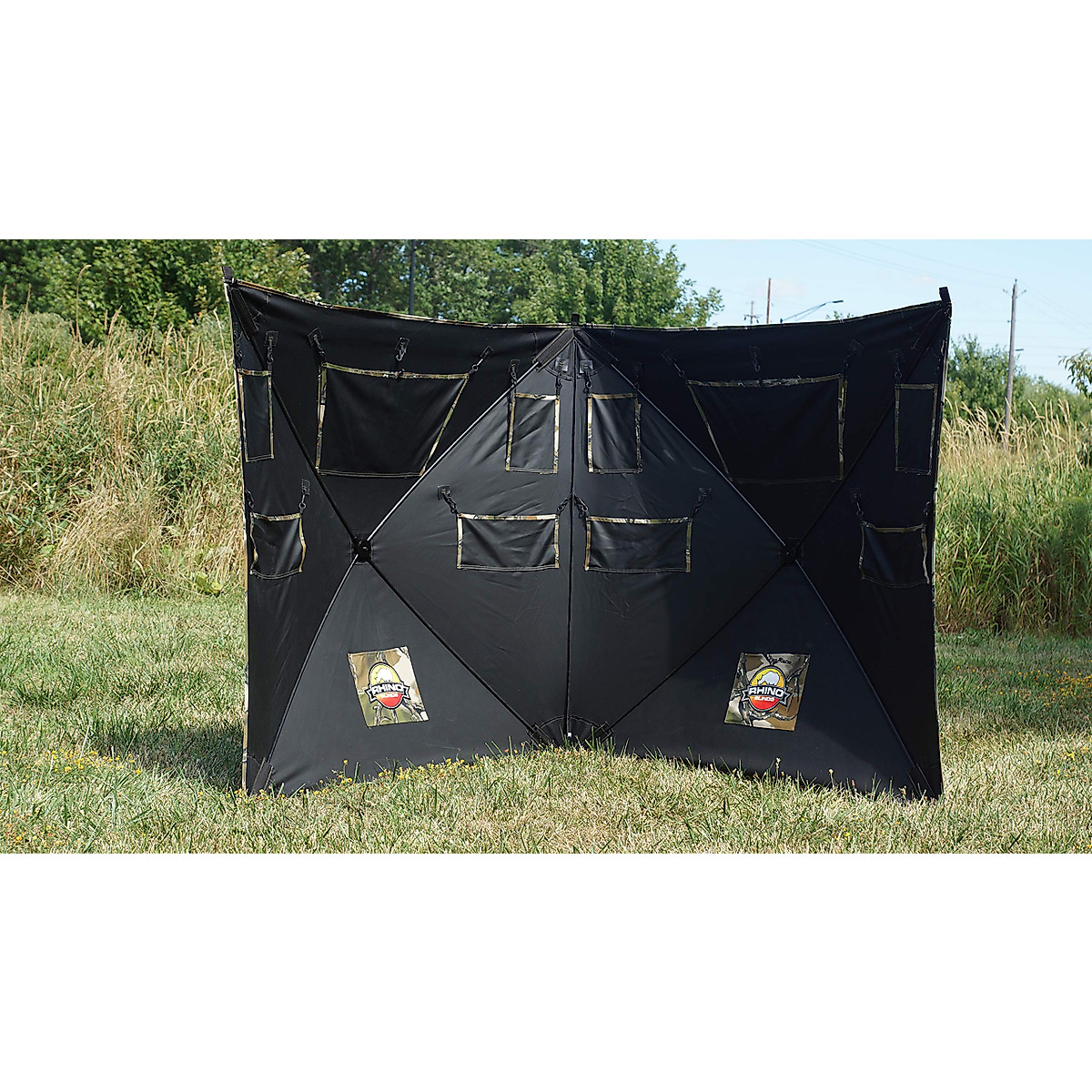 Rhino Blinds Blinds CRP-106 Cut N Run Lightweight 2 Panel Mobile Hunting Blind, Predator