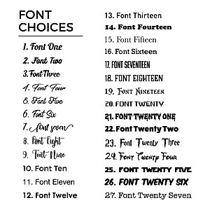 Custom Vinyl Decals - Any Text