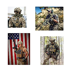 Tactical Patches of USA US American Flag, with Hook and Loop for Backpacks Caps Hats Jackets Pants, Military Army Uniform Emblems, Size 3x2 Inches