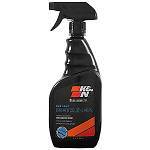 K&N Instant waterless Detailer - Pump Spray and Wipe, 22oz
