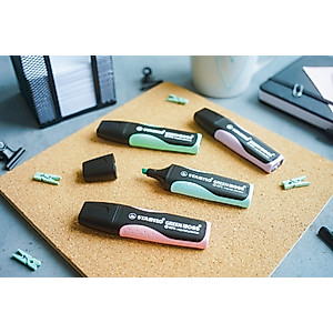 STABILO Eco-Friendly Highlighter GREEN BOSS Pastel - Deskset of 8 - Assorted Colours