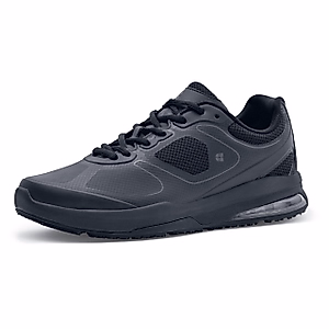 Shoes for Crews Evolution II, Men's Slip Resistant Food Service Work Sneaker Black