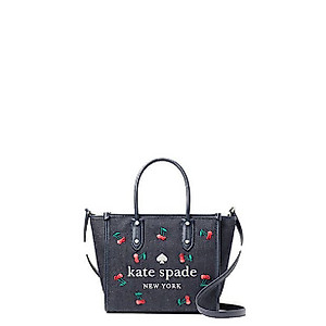 Kate Spade New York Ella Small Cherry Denim Tote