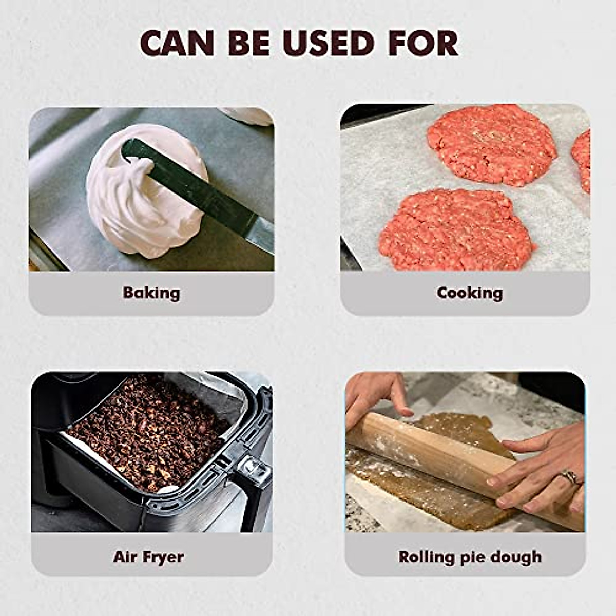 The Smart Baker - Perfect Parchment Paper - 9 inch Round Cake Pan Liner with Lift Tab. 24 Pre-Cut Baking Sheets. Greaseproof Non-Stick Baking Paper