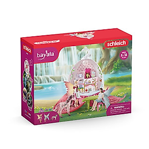 Schleich bayala, 14-Piece Playset, Fairy Toys for Girls and Boys Ages 5-12, Fairy Café Blossom Toy Set
