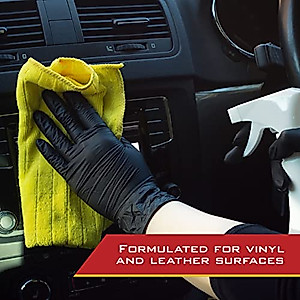 Auto Magic Vinyl/Leather Cleaner for Removing Automotive Interiors Stains - 128 Fl Oz