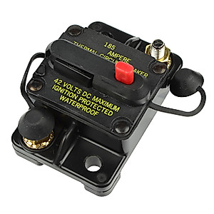Bussmann CB185-50 CB185 Series Automotive Circuit Breaker (Plug In Mounting, 50 Amps, Blade Terminal Connection)