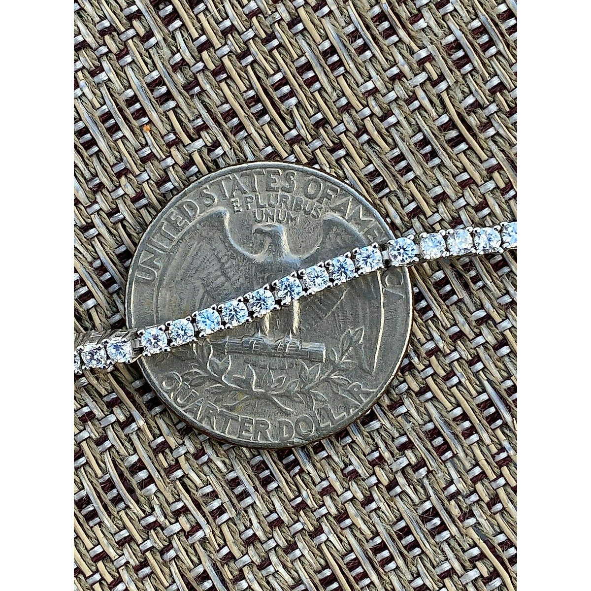 HarlemBling Real Solid 925 Sterling Silver 2mm CZ Tennis Bracelet - 6-8.5" Iced Diamond One Row Bracelet - Thin & Great For Classy Everyday Look (7)
