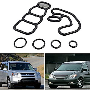 Riloer 1 Set 15826-RDV-J01, Head Cylinder Solenoid Valve Gasket Set, Compatible with Honda Odyssey Pilot Hybrid