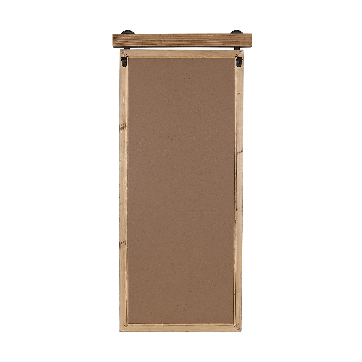 Stratton Home Decor S43936 Mirror, 15.00 X 1.00 X 36.00, Natural Wood