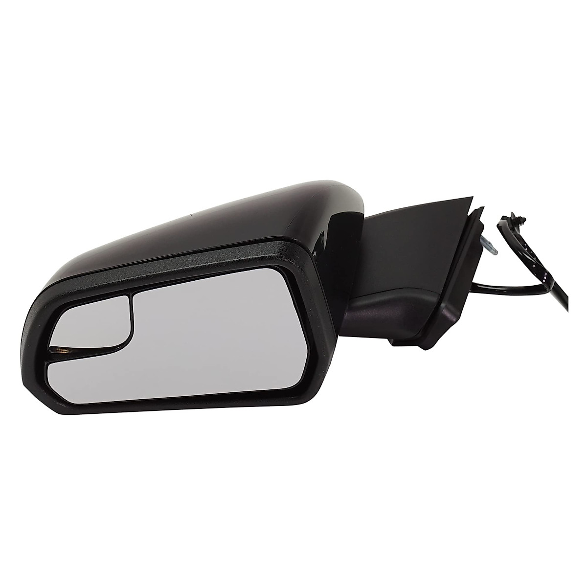 Kool Vue Driver & Passenger Side Power Non-Heated Mirrors for Ford Mustang 2015-2020 With Spotter Glass; Without Signal Light, Memory & Puddle Lamp Paintable