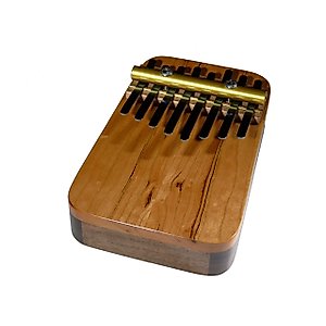 Zither Heaven Artisan Pentatonic 8 Note Black Walnut w/Cherry top Thumb Piano made in the USA
