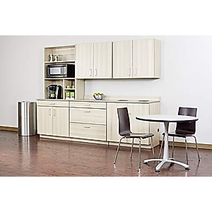 Safco Products 9942SS Recycling or Trash Can, 20 Gallon, Stylish Aluminum Exterior, Silver