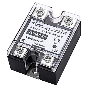 Twidec/MV100-B10 Digital Display PID Temperature Controllers Thermostat Regulator AC 85V - 265V MY-104+ K Sensor Thermocouple + Heat Sink and Solid State Relay SSR 40 DA