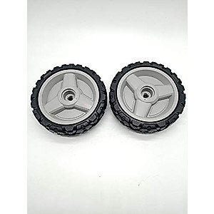 shiosheng 2pcs Lawn Mower Drive Wheels for Husqvarna 580365301