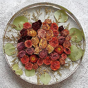 RESINWORLD 12'X2'' Deep Large Round Tray Mold, Tray Board Table Clock Silicone Molds for Resin Casting, Floral Flower Preservation Bouquet Resin Mold