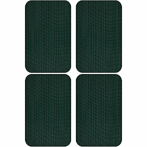 4 Pieces Pool Safety Cover Patch Kit Swimming Pool Safety Cover Repair Mesh with Self Adhesive Green Mesh Patch Kit for Pool Cover (12 x 8 Inch)