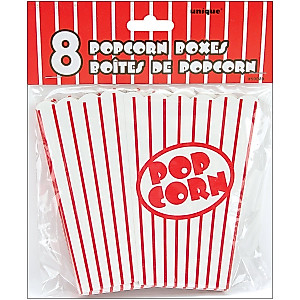 Un Small Popcorn Boxes 8ct