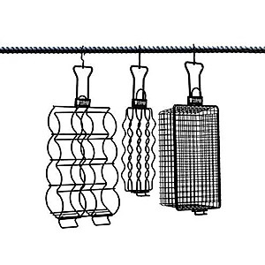 Pit Barrel Cooker Co. AC1014VAL 3 Value Pack Smoker Hangers, Black