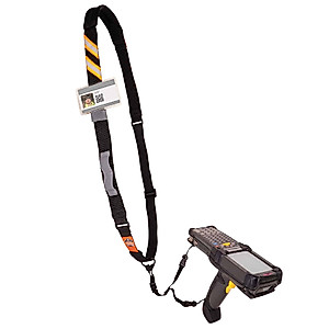 Ergodyne Squids 3137 Barcode Scanner Padded Harness, Sling Style, Tethering Lanyard for Bar Code Scanners , Black